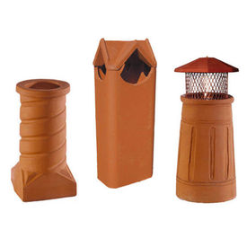 Clay Chimney Rain Caps and Pots | Terracotta Chimney Caps
