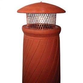 Clay Chimney Pot Caps - Stainless Steel or Copper Flue Pot Caps ...