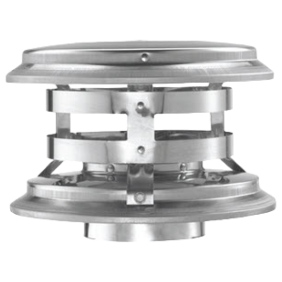 DuraVent PelletVent Pro Vertical Rain Cap - Rockford Chimney