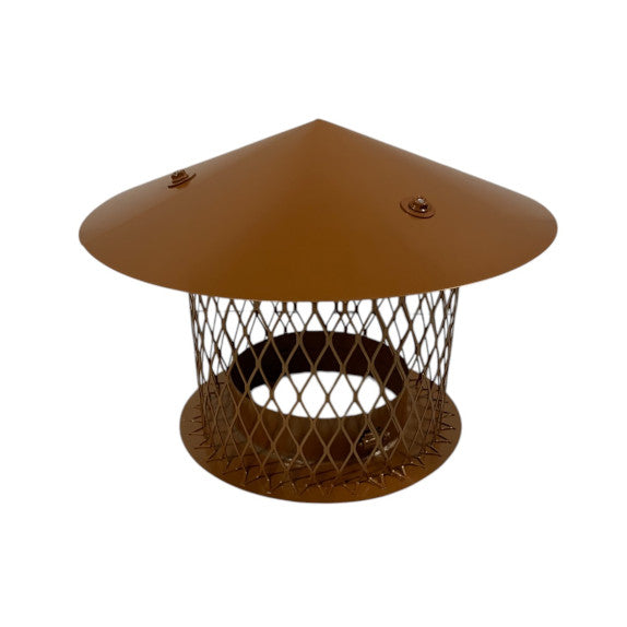 Pot Topper 6 in Copper Coated - Clearance - Rockford Chimney