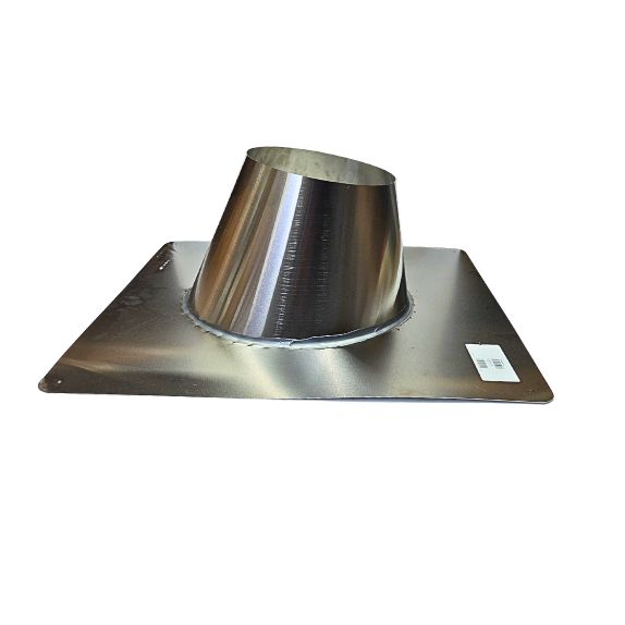 7" Rock-Vent Class A 2/12 Pitch Standard Roof Flashing - Clearance ...