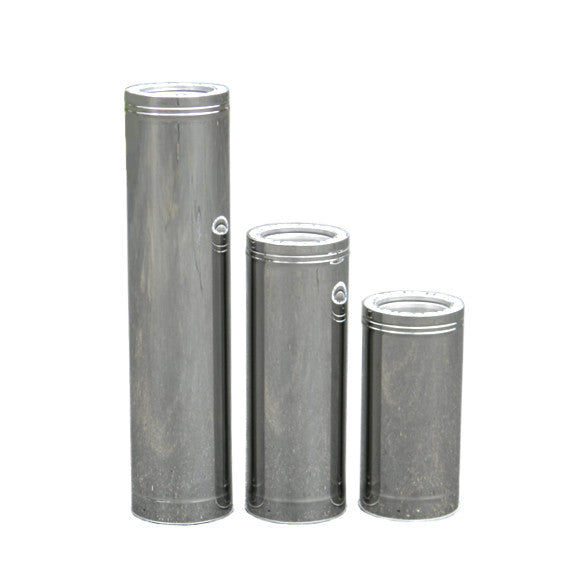 Rock-Vent Class A Chimney Pipe - 304L Inner/430 Outer 18 in. Lengths ...