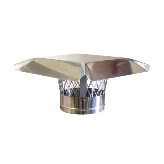 Square Chimney Cap, Top Plate Mount for Flexible Flue Liner Systems ...