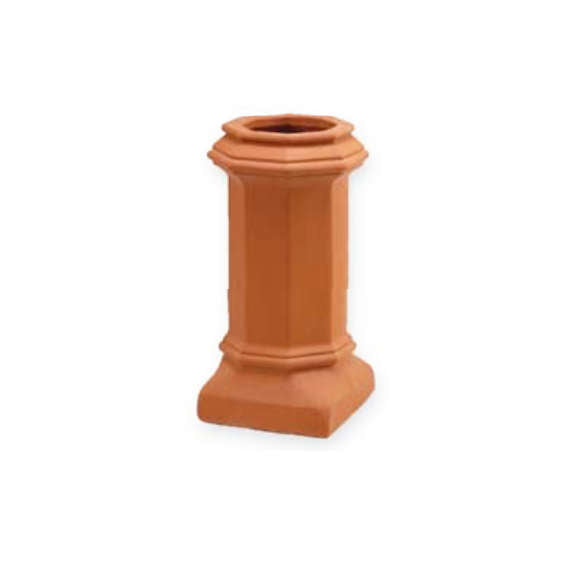 Baron Clay Chimney Pot with Square Base | Baron Model Chimney Pot ...