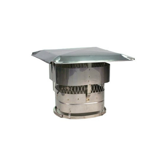 Square Chimney Cap for Square Flexible Chimney Liner Systems